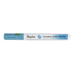 Rayher Bastelfarbe Porz.&Glas-Marker 1-2mm azurblau