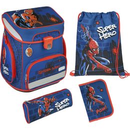 Schulranzen Scooli "EasyFit, Spider Man" Gr. B/H/T: 33 cm x 36,5 cm x 29 cm, bunt (spider man) Kinder Rucksäcke Schulranzen