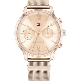 Multifunktionsuhr Tommy Hilfiger "Casual, 1782303" Armbanduhren rosegold (roségoldfarben) Damen Quarzuhren