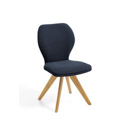 NIEHOFF SITZMÖBEL Niehoff Sitzmöbel Colorado Trend-Line Design-Stuhl Eichengestell - Webstoff - 180° drehbar Malea-R graphit