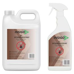 INSIGO Insektenspray Spinnen-Spray Hochwirksam gegen Spinnen
