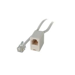 S/CONN maximum connectivity® Western-Stecker 8/4 auf Western-Kupplung 8/4 Telefonkabel