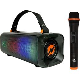 N-GEAR Blazooka 703B – Tragbarer Bluetooth-Lautsprecher – Karaoke-Set
