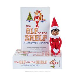 Elf on the Shelf Weihnachtsfigur Box Set Mädchen Englisch Dark