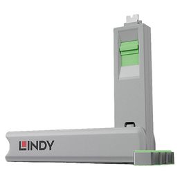 Lindy Laptopschloss Lindy USB-C® Port Schloss 4er Set Grün inkl. 1 Schlüssel 40426