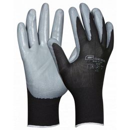 Gebol Arbeitshandschuhe Gebol Handschuh Midi Flex schwarz-grau