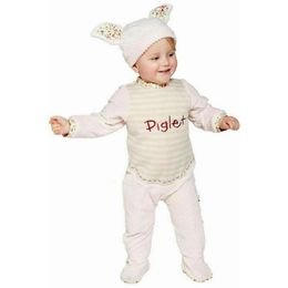 Disney baby Strampler Piglet Romper Gr.62/68 Plüschstil Overall Kostüm (2-tlg) mit praktischer Klettverschluss