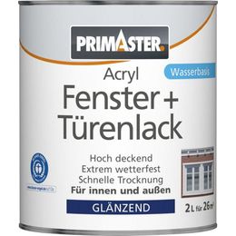 Primaster Lack Primaster Acryl Fenster- und Türenlack 2 L weiß