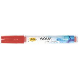 Kreul Flachpinsel Kreul Solo Goya Aqua Paint Marker zinnoberrot