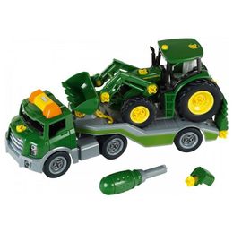 klein Spielzeug-Transporter Bau- und Konstruktionsspielzeug John Deere Traktor & Transporter