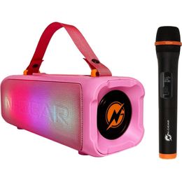 N-GEAR Blazooka 703P – Tragbarer Bluetooth-Lautsprecher – Karaoke-Set