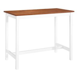 furnicato Esstisch Bartisch Massivholz 108 x 60 x 91 cm