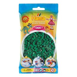 Hama Perlen Bügelperlen Hama Beutel mit 1000 Bügelperlen grün