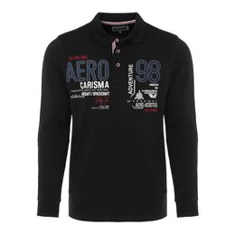 Carisma Shirt male Black size 4XL