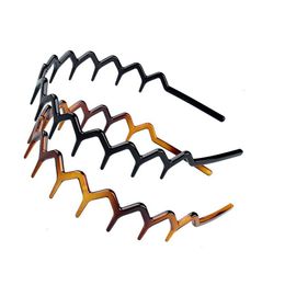 GelldG Haarband 2 Kunststoff-Haarreifen in Haifischzahn-Optik