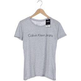 Calvin Klein Jeans Damen T-Shirt, grau