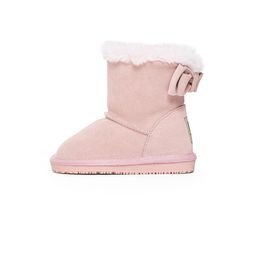 Gooce Snowboots Jungen Gr&ouml;&szlig;e 24 hellpink / wei&szlig;