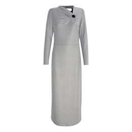 Karen Simonsen KAREN BY SIMONSEN Kleid 'Karla' Damen Gr&ouml;&szlig;e 44 silber Winterkleid