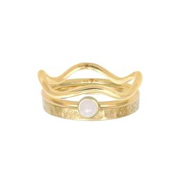 Elli Premium Jewelry Set female Gold size 58