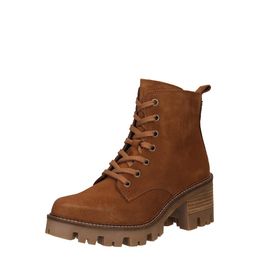 Bullboxer Schn&uuml;rstiefelette Damen Gr&ouml;&szlig;e 41 braun / cognac Winterschuhe