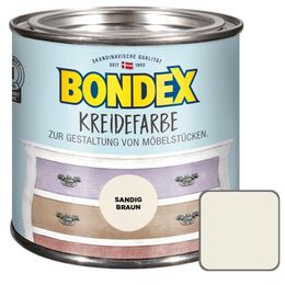 BONDEX Holzschutzlasur BONDEX Kreidefarbe 500 ml sandig braun