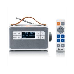 Lenco DAB+ Radio PDR-065WH Digitalradio (DAB)