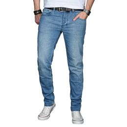 Alessandro Salvarini Straight-Jeans ASMinero Slim Fit Jeans mit 2% Elasthan