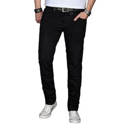 Alessandro Salvarini Straight-Jeans ASMinero Slim Fit Jeans mit 2% Elasthan