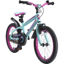 Kinderfahrrad Bikestar Fahrräder Gr. 25 cm, 18 Zoll (45,72 cm), blau (türkis) Kinder Kinderfahrräder