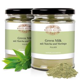 Bärbel Drexel Green Milk mit Matcha und Moringa Pulver