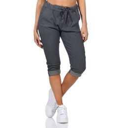 Aurela Damenmode 7/8-Hose Damen Sommerhose Capri Jeans Kurze Hose Bermuda in sommerlichen Farben