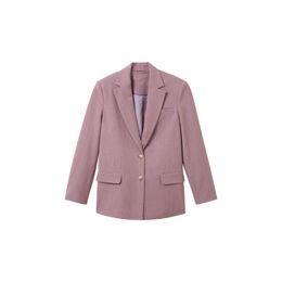 Tom Tailor Damen Oversized Blazer mit recyceltem Polyester, rosa, Uni, Gr. 36