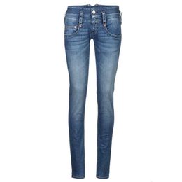 Herrlicher Slim-fit-Jeans Pitch slim Organic Denim blue sea