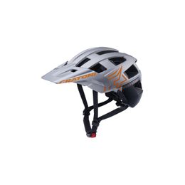 Cratoni MTB - Fahrradhelm AllSet Pro silber/orange matt