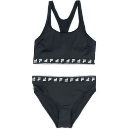 Fila SALINAS racer back bikini Bikini-Set schwarz in XS