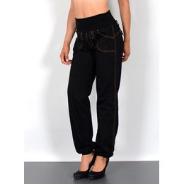 ESRA Pumphose J132 Damen Jeans Haremshose High Waist