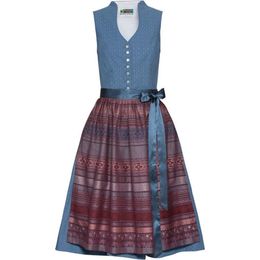 BERWIN & WOLFF Berwin & Wolff Dirndl Jacquarddirndl mit V-Ausschnitt