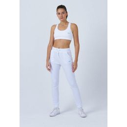 SPORTKIND Sporthose Tennis Jogginghose Damen & Mädchen weiß