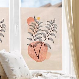 Fensterfolie Boho Blätter VI