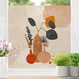Fensterfolie Boho Vasen