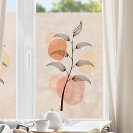 Fensterfolie Boho Blätter III