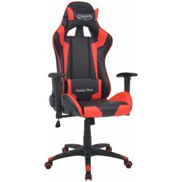 Bürostuhl Cheffsessel ergonomischer - Gaming-Stuhl Neigbar Kunstleder Rot BV714099 Bonnevie