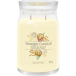 yankee candle - Signature 567g - Banoffee Waffle - Duftkerze großes Glas