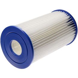 vhbw - 3x Filterkartusche kompatibel mit Intex Pumpe 56634, 9462 l Fördermenge Swimmingpool, Filterpumpe - Wasserfilter Blau Weiß