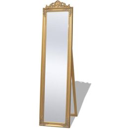 Standspiegel im Barock-Stil - Garderobenspiegel 160x40 cm Gold BV862154 Bonnevie