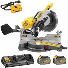 Akku/Netz-Paneelsaege DHS780T2A, 2x 54 V/108 Wh xr flexvolt + Netzadapter - Dewalt