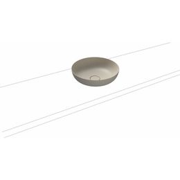 Miena Waschtisch-Schale, 3181, rund, ohne Überlauf, Durchmesser 380mm, 909406000, Farbe: Warm Grey 10 mit Perl-Effekt - 909406003668 - Kaldewei
