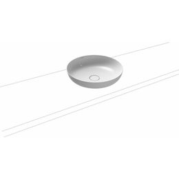 Miena Waschtisch-Schale, 3180, rund, ohne Überlauf, Durchmesser 450mm, 909306000, Farbe: Weiß, mit Perl-Effekt - 909306003001 - Kaldewei