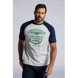 JP1880 Schlafanzug Schlaf-Shirt Speedway Rundhals Halbarm
