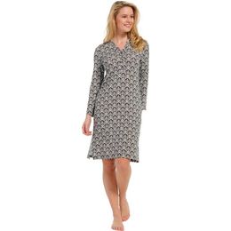 PASTUNETTE Nachthemd Damen Schlafshirt mit langem Arm (1-tlg) Modisches Design
